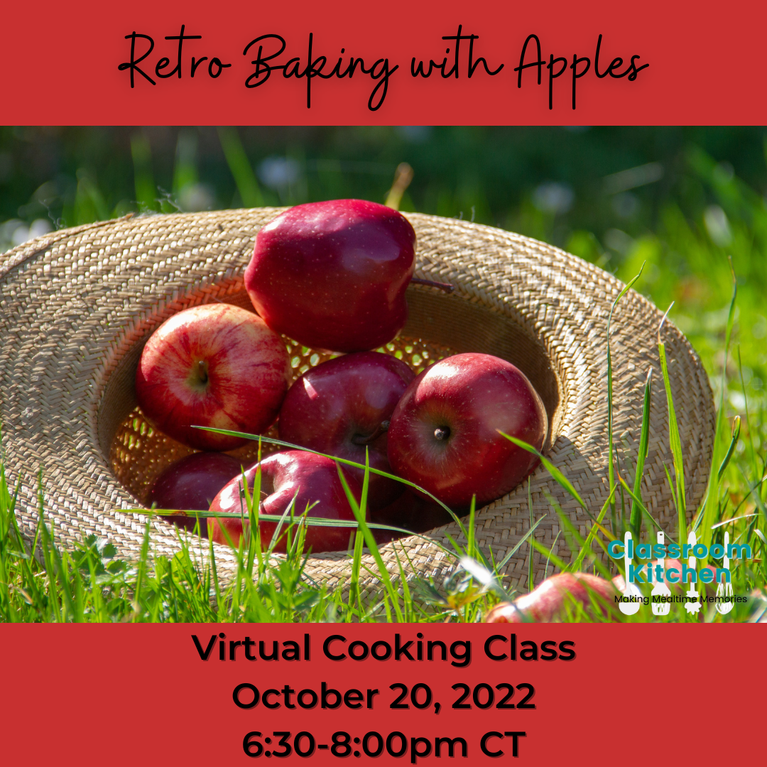 Virtual Classroom Kitchen: Retro Baking with Apples — Crestwood Public ...